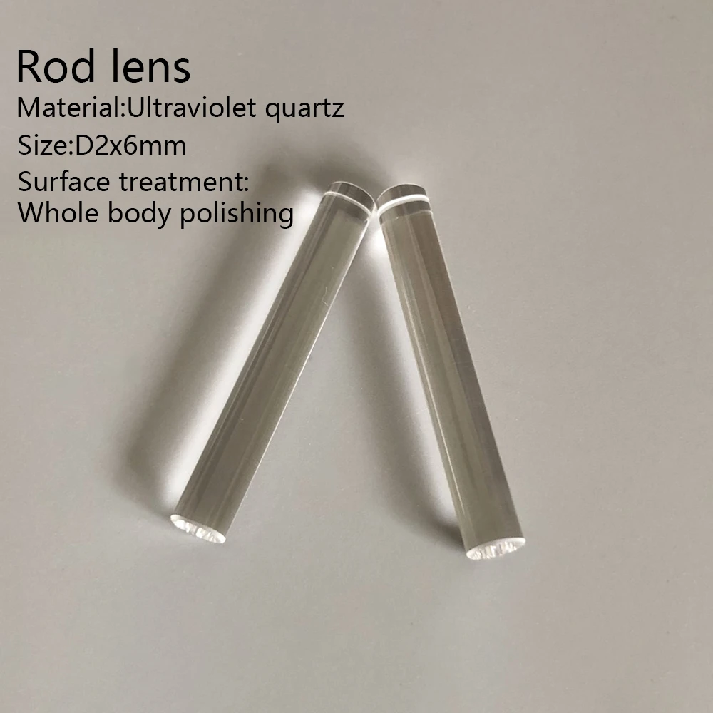 Rod-lens-Light-guide-rod-D2x6mm-UV-quartz-material-JGS1-Whole-body ...