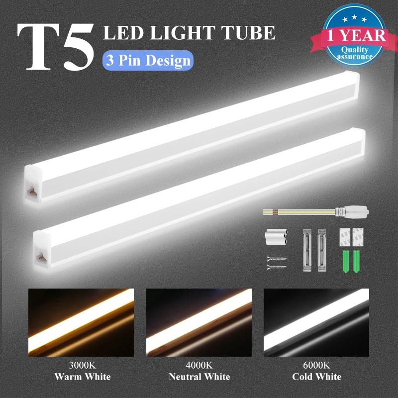 Led-Tube-Lights-For-Home-110V-220V-T5-Light-Bar-Indoor-Fixture-Surface ...
