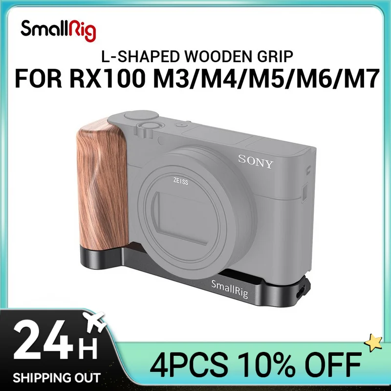 SmallRig-RX100-M7-L-Shaped-Wooden-Grip-for-Sony-RX100-III-IV-V-VA-VI ...