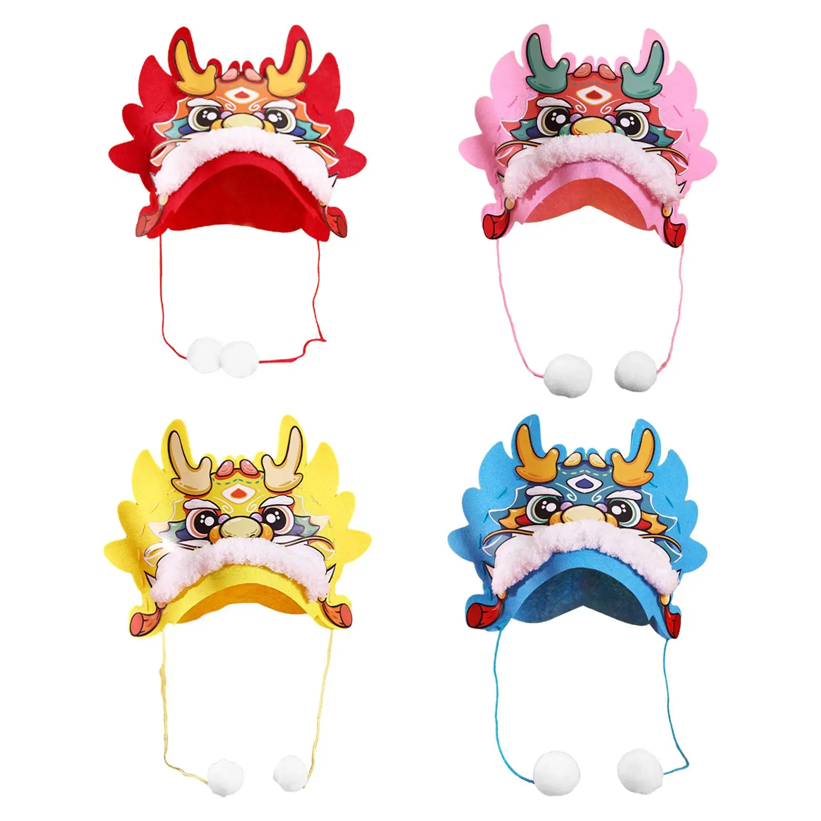 Chinese-Dragon-Hat-Dragon-Cap-Costume-Headgear-dimensional-Dragon-Head ...