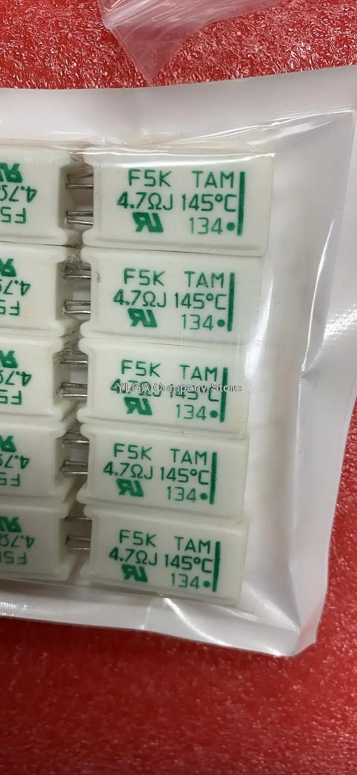 5PCS -1lot F5K100J14 F5K TAM 10ΩJ 145℃ 5W 10R 5% cement resistance with ...