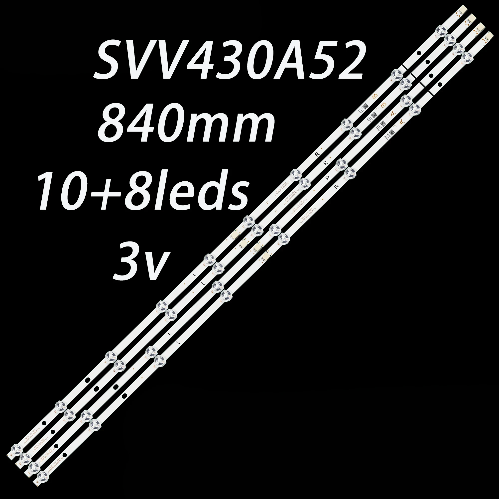 Led For Jl D43081330 078hs M V01 Svv430a52 Ves430unyb For 43v5863db 43t6863db 43v6863db