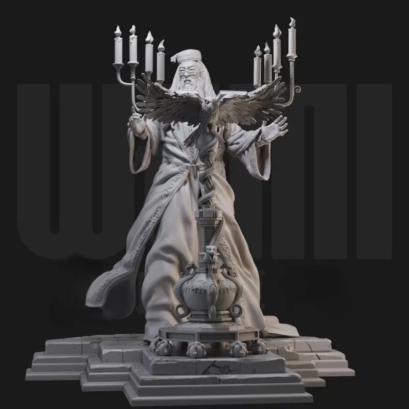 1-24-Scale-Resin-Figure-Assembly-Model-Kit-Old-Magician-Fantasy ...