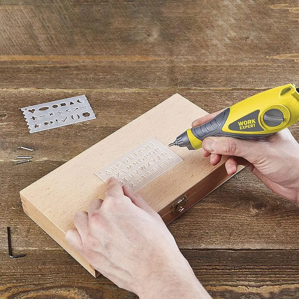 Mini Elektromos Metszet Tollfa Faragócsiszoló Üveg Szerszám Gravírozó ...