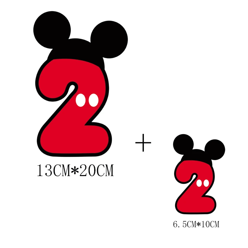 Mickey Mouse Number 2 Clipart