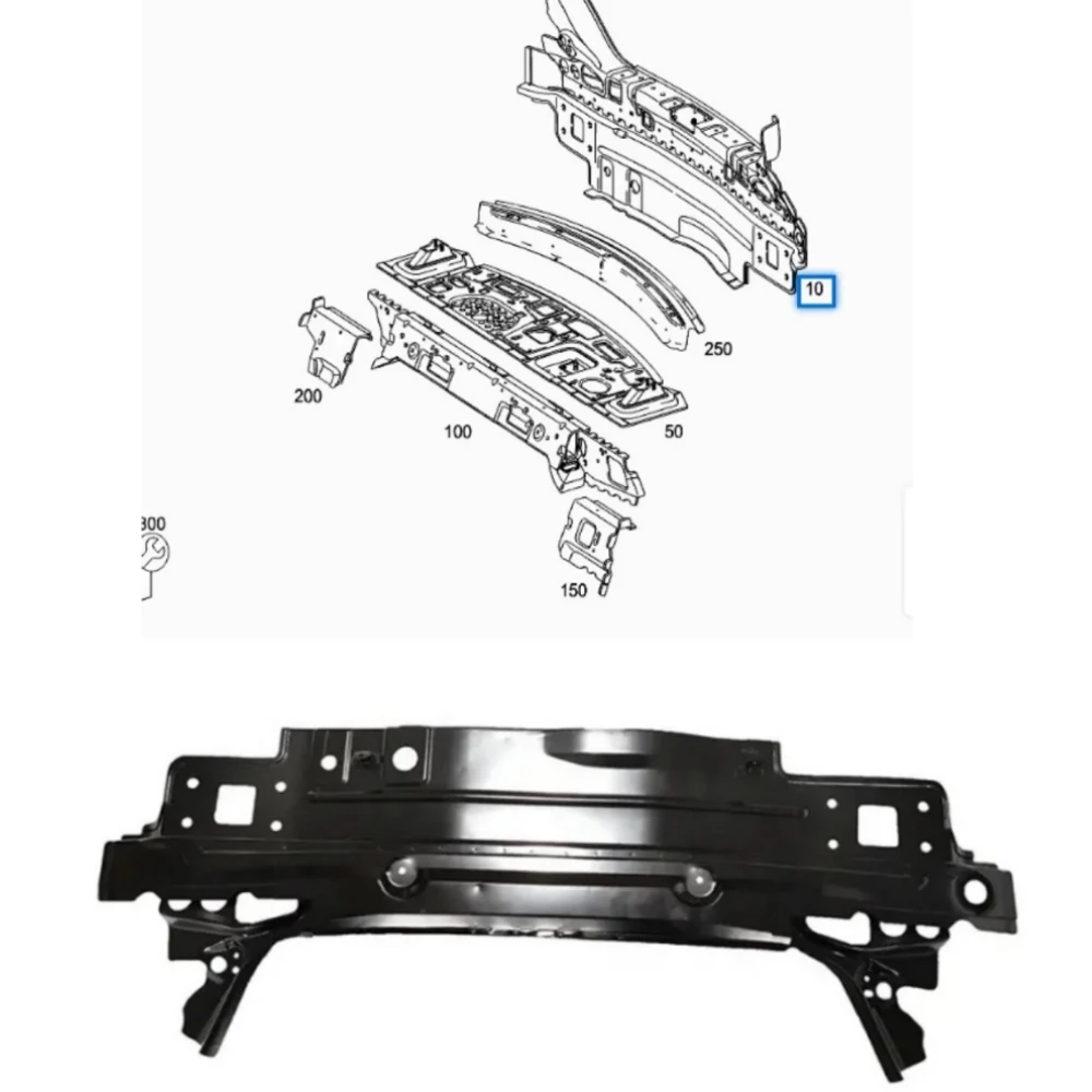 Rear bumper tail panel For Mercedes Benz C-Class W204 A2046401771 ...