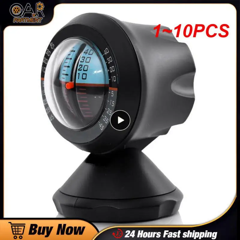 1-10PCS-Car-Compass-Built-in-LED-Inclinometer-Angle-Vehicle ...