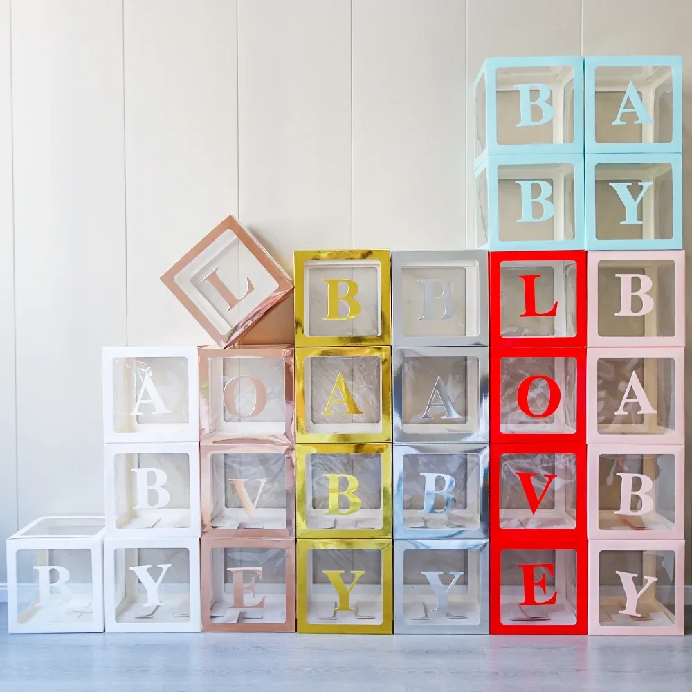 4PCS-Transparent-Balloon-Box-Birthday-Surprise-Box-Proposal ...