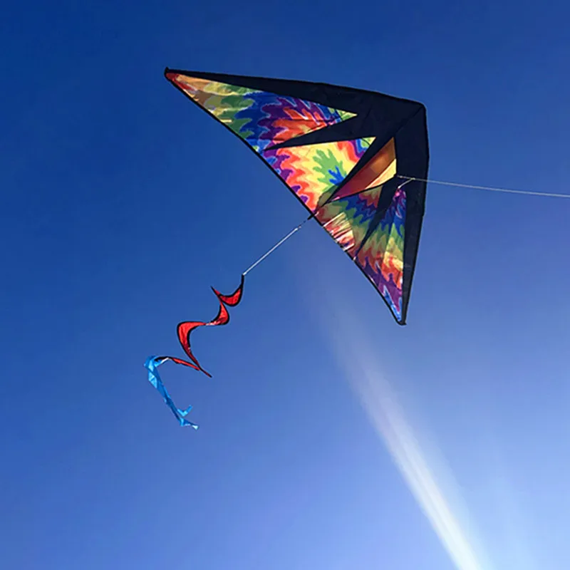 Triangle of flame kite spiral turn tail jeux exterieur enfant ...