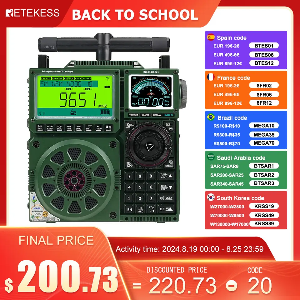 Retekess-TR113-Portable-Radio-Flagship-Fever-Receiver-Full-Band-Ham ...