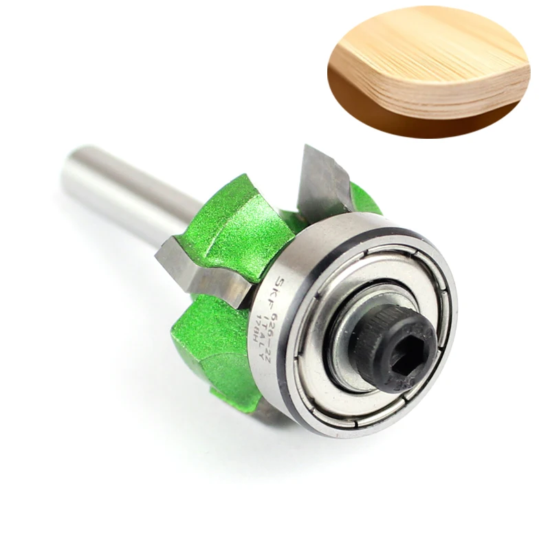 1-4-Shank-Milling-Cutter-With-Bearing-Wood-PVC-Router-Edge-Trimmer ...