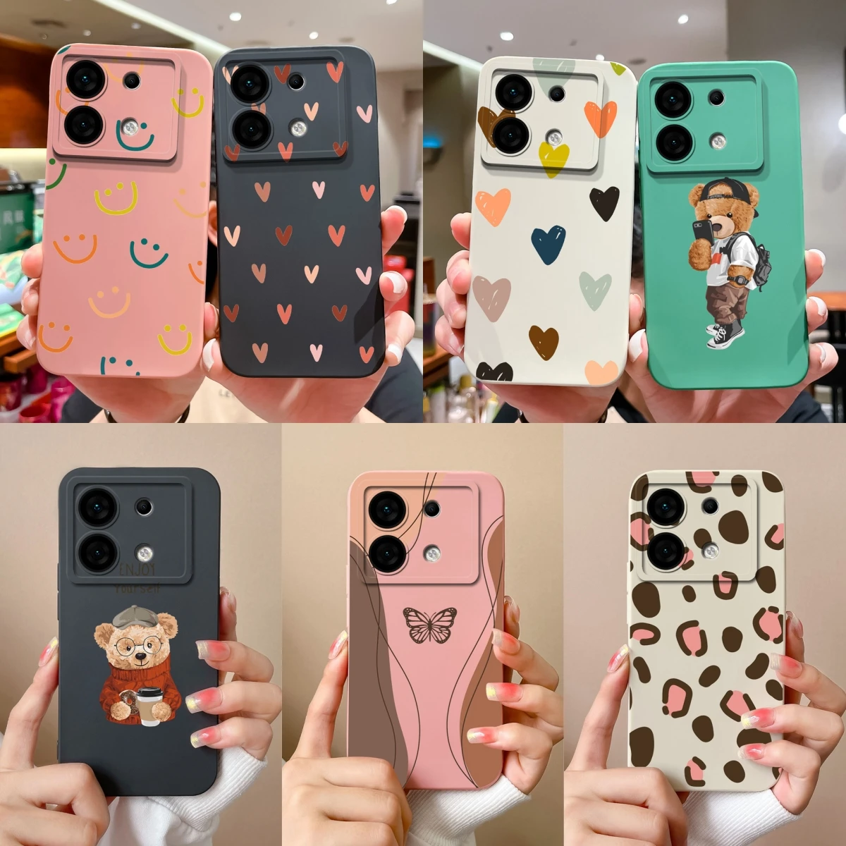 For-Infinix-Zero-30-5G-Case-Back-Cover-Love-Heart-Shockproof-Non-slip ...