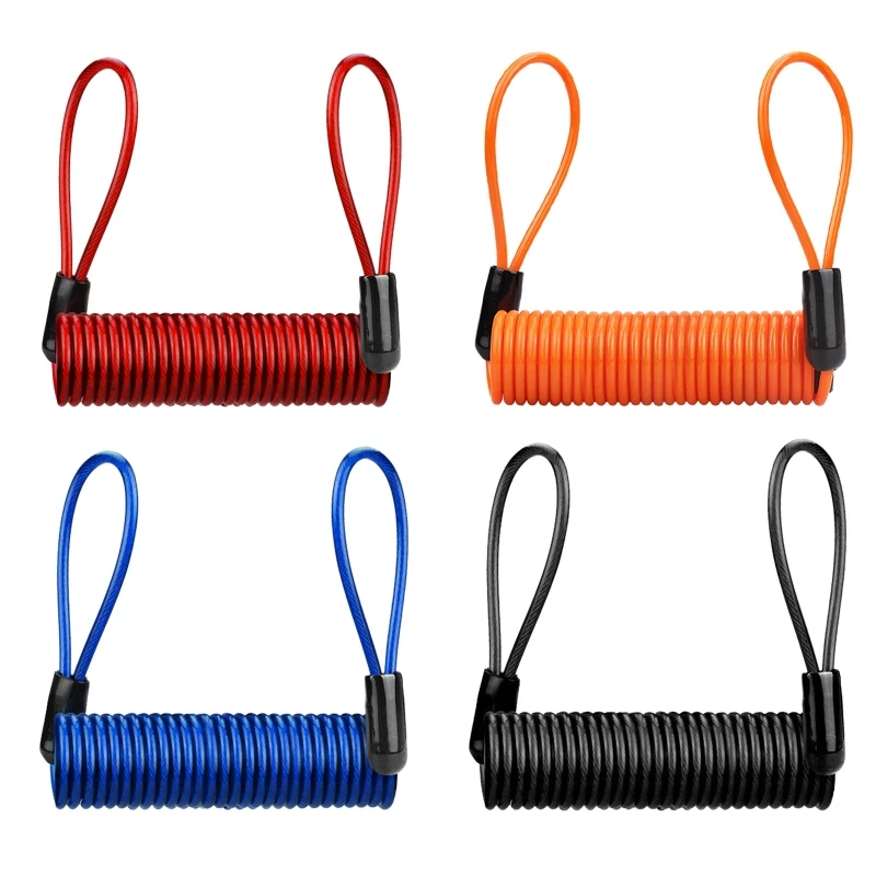 Bike-Security-Cable-Anti-Theft-Safety-Steel-Wire-Rope-Spring-Cable-Bike ...