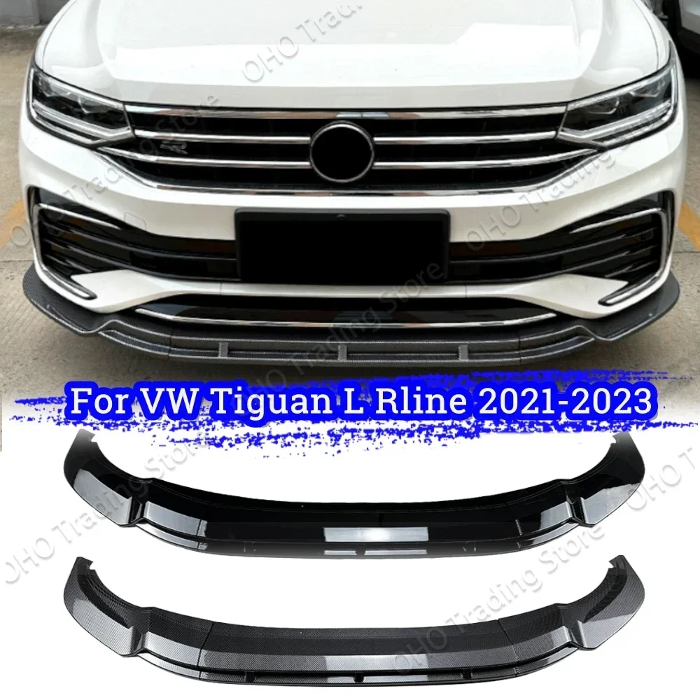 For Volkswagen Tiguan Rline L 2021 2022 2023 2024 Car Front Bumper Lip ...