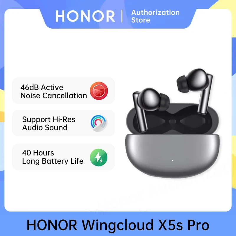 Honor-Choice-Wingcloud-X5s-Pro-Earphone-TWS-Bluetooth-Earbuds-Active-Noise-Cancelling-Headphone ...