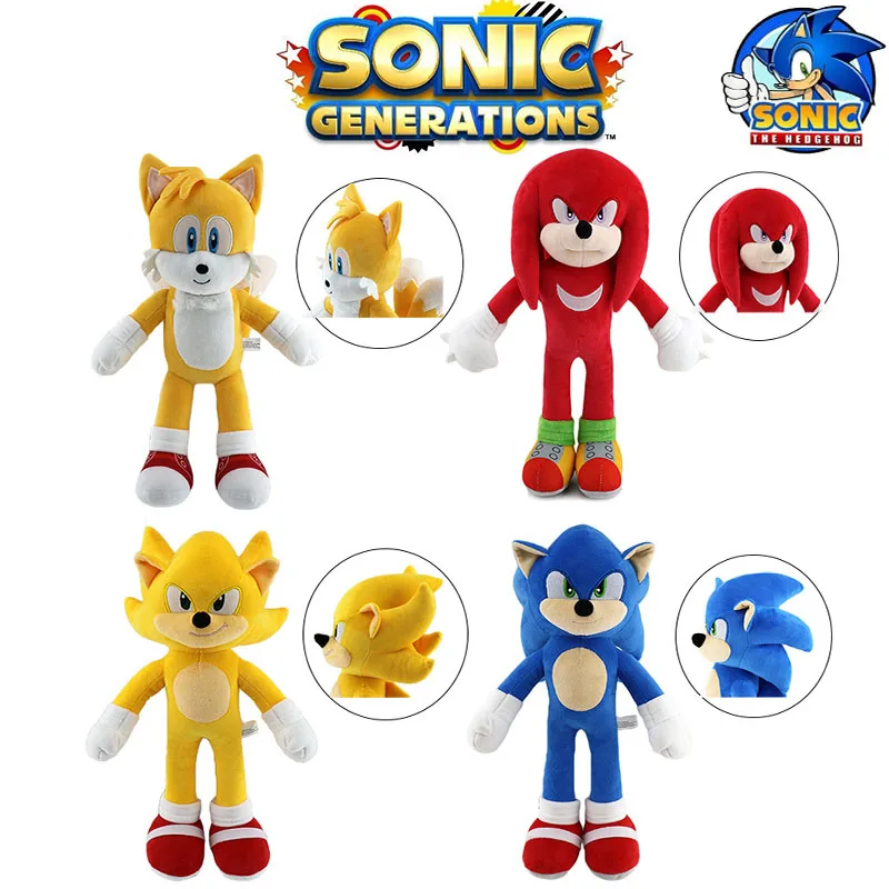 26-36CM-Super-Sonic-The-Hedgehog-Image-Plush-Toy-Cartoon-Anime-Figure ...