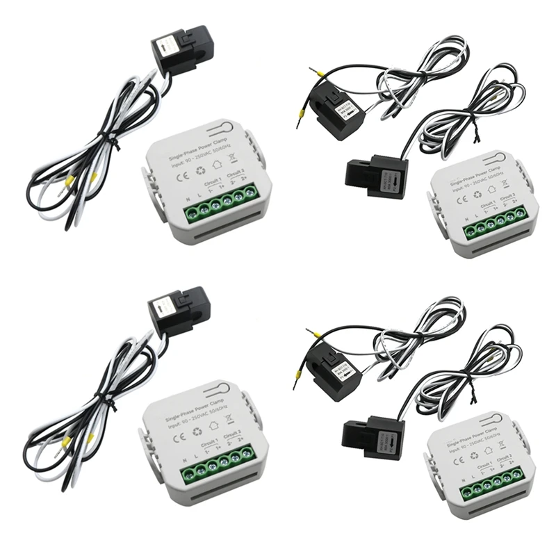 200A/120A Tuya App Smart Two-Way Bilateral Wifi Energy Meter AC110V ...