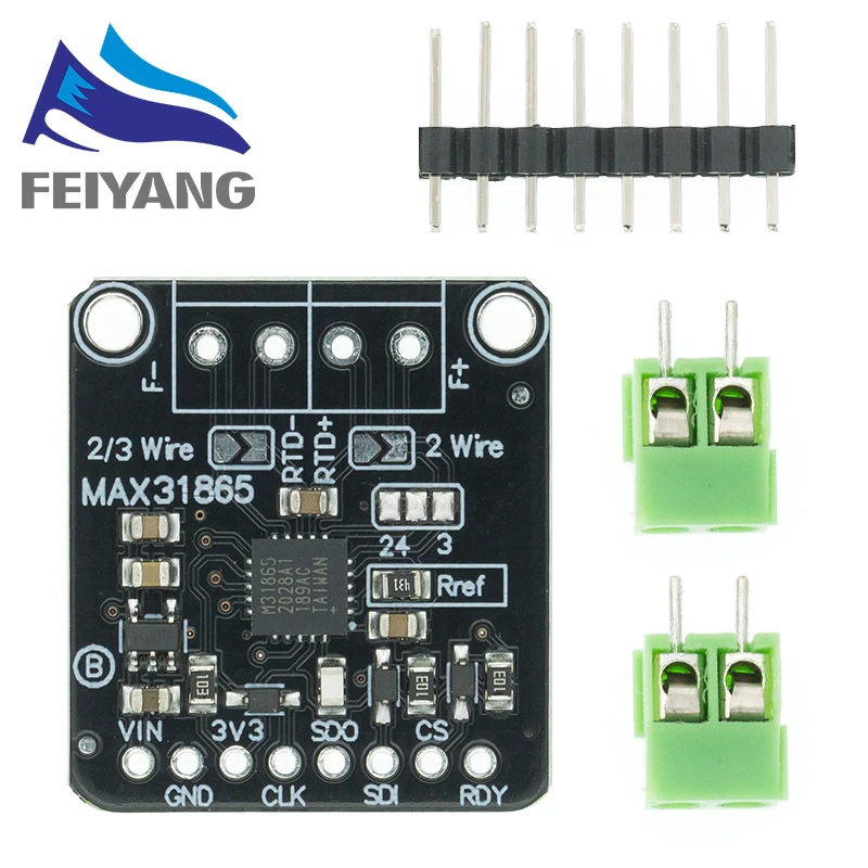 Max31865 Pt100/pt1000 Rtd-to-digital Converter Board Temperature ...
