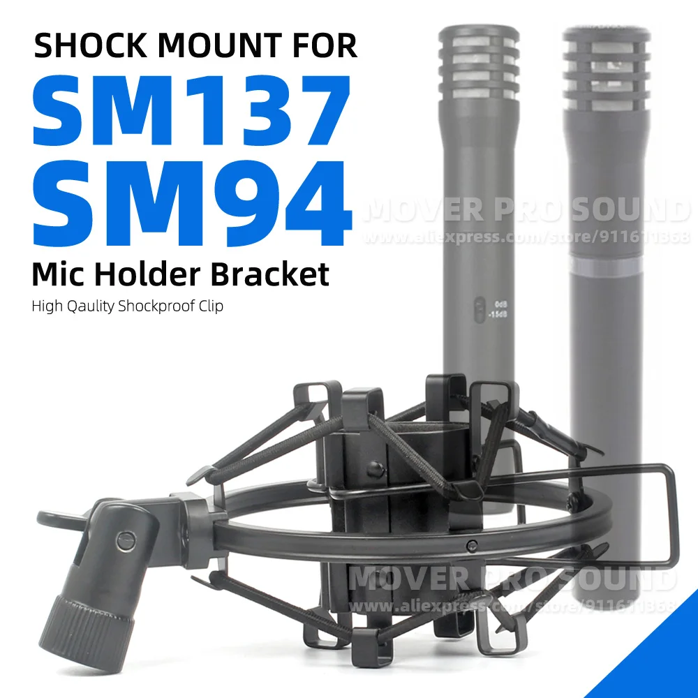 Isolation Spider Mike Clip Stand Bracket Compatible With SHURE SM137 ...