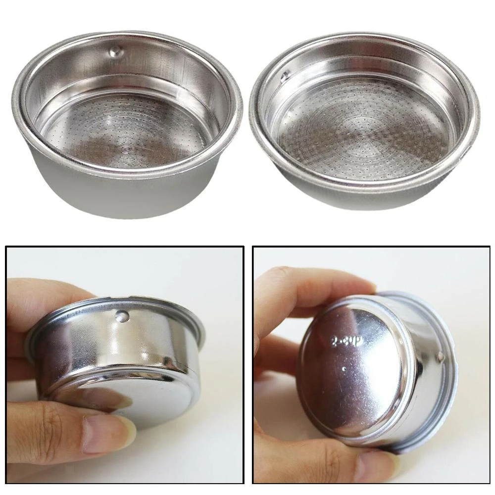51mm Pressurized Coffee Filter Basket | Stainless Steel Coffee Filter ...