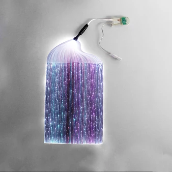 LED Fiber Optic Cloth Colorful Luminous Cloth Fiber Optic Luminous ...