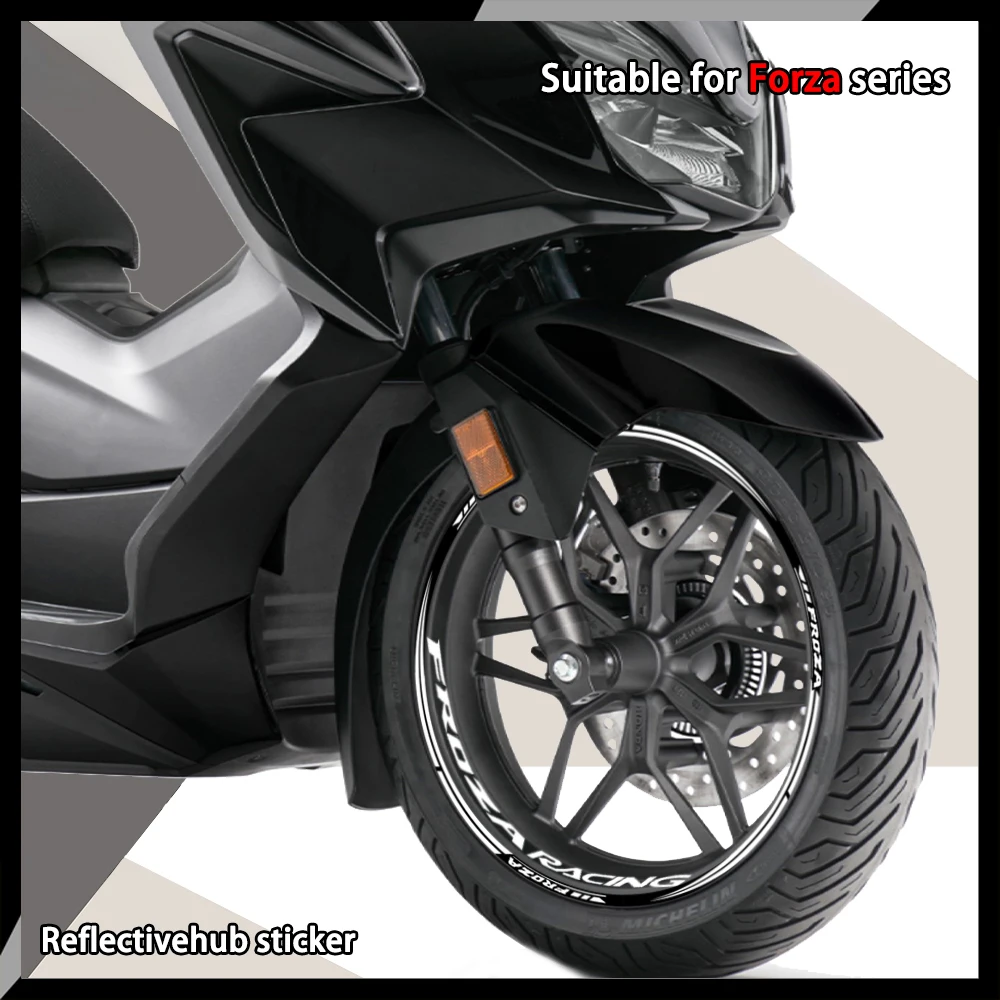 For Forza 750 350 125 2023 Motorcycle Wheel Sticker Reflective Stripe ...