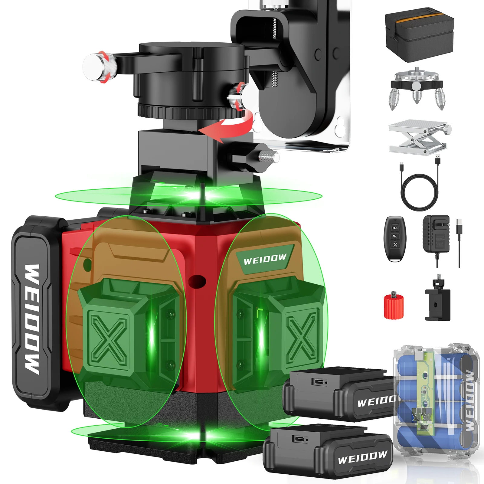 LFINE-Nivel-Laser-16-Lines-Professional-Laser-Level-Horizontal-And ...