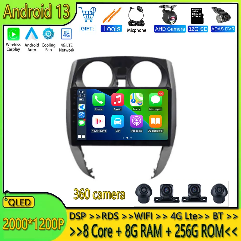 Car-Radio-Multimedia-Player-For-Nissan-Note-GPS-Navigation-Stereo-Video ...