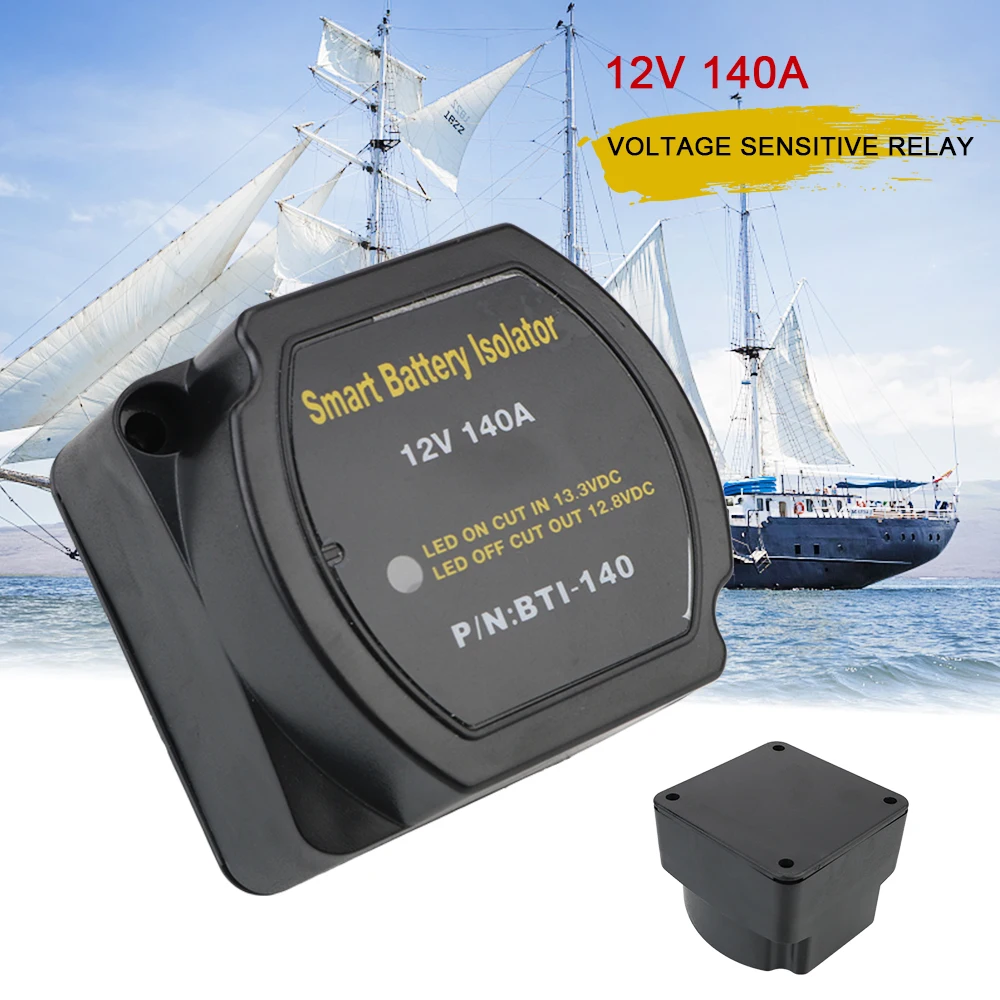 140A-12V-Smart-Battery-Isolator-Voltage-Sensitive-Splitter-Power-Switch ...