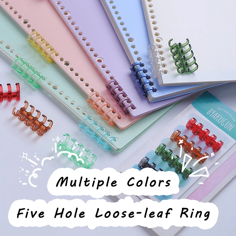 KW-trio-10mm-12mm-Binding-Clip-Rings-5-Holes-Loose-Leaf-Binder-Rings ...