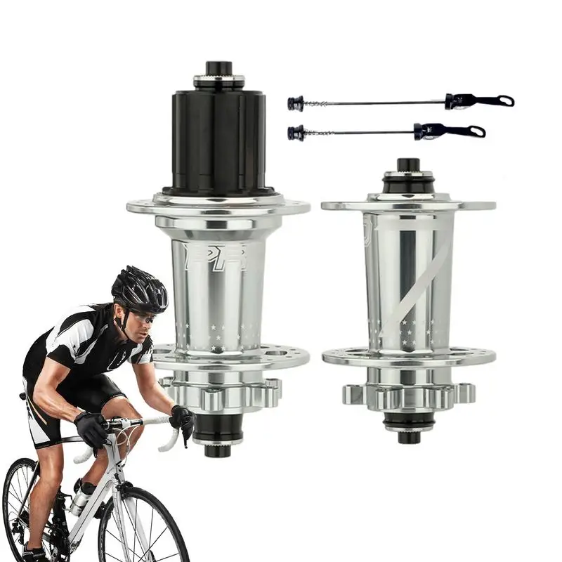 Bike-Wheel-Hub-Set-Wheel-Bearing-Hub-Quick-Release-Bicycle-Fittings ...