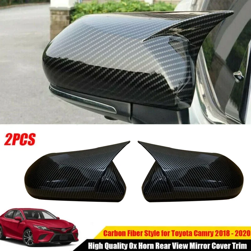 Rearview-Mirror-Cover-Side-Reversing-Mirror-For-Toyota-Camry-8th-2018 ...