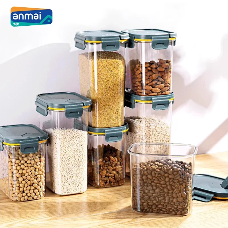 Anmai-Juego-de-contenedores-de-almacenamiento-de-cereales-herm-ticos ...