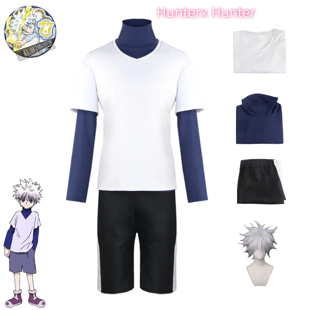 Hunter-x-Hunter-Killua-Zoldyck-Cosplay-Costume-Number-99-Badge ...