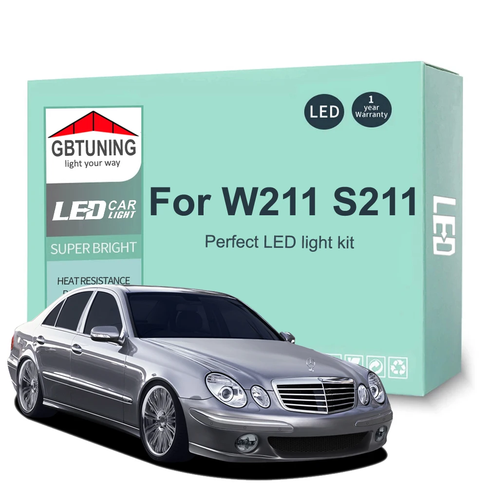 Canbus-LED-Interior-Light-Accessories-For-Mercedes-Benz-E-Class-W211 ...