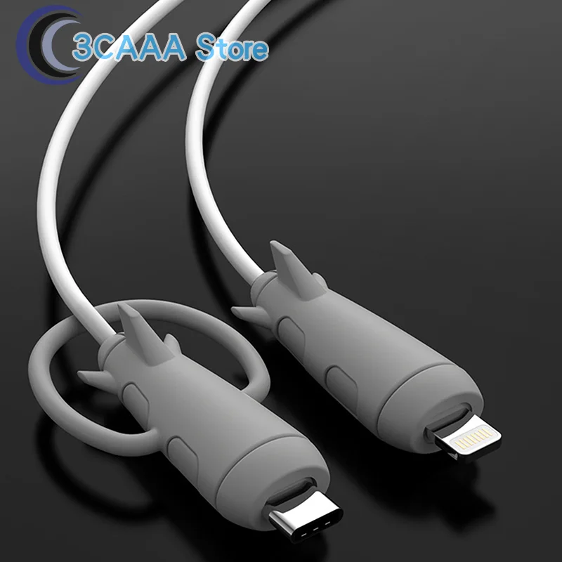 Mobile-Phone-Data-Cable-Protective-Cover-2-In-1-Bundled-Storage-With ...