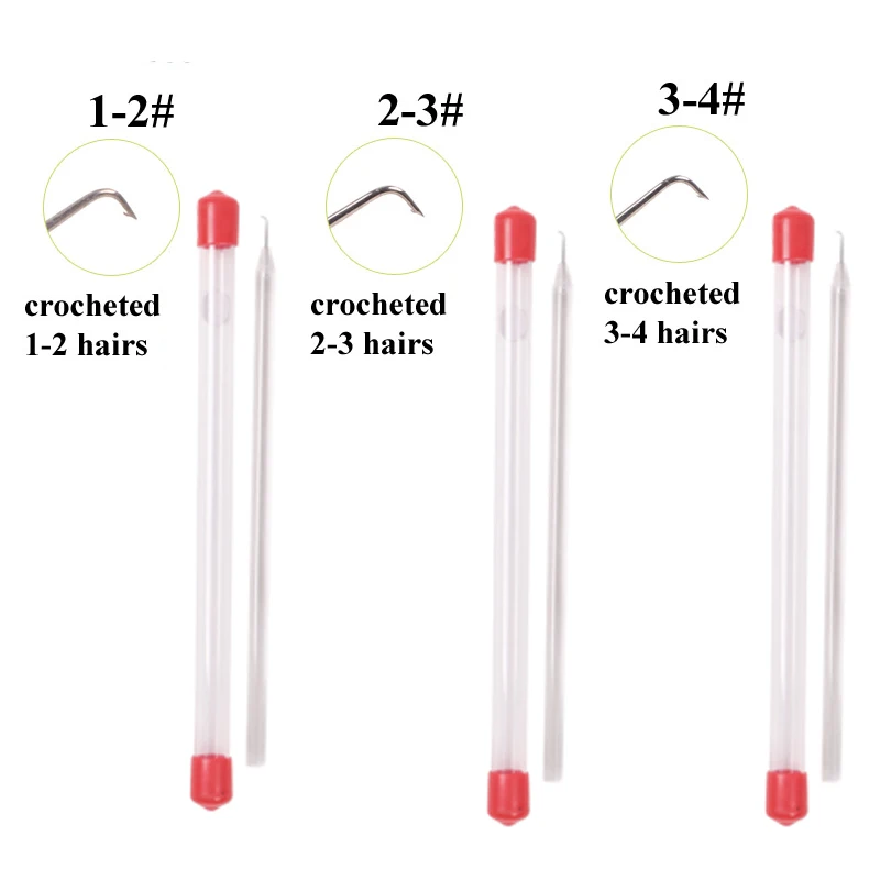 Crystal Ventilating Needle For Lace Wigs Top Wig Making Tools Solf Long ...