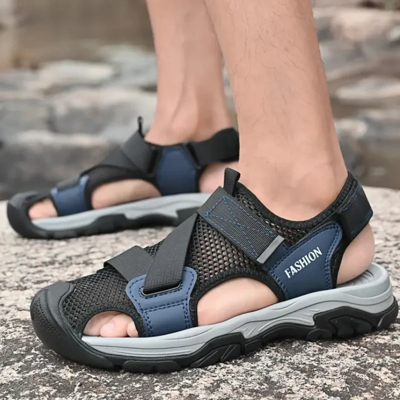 Men-Lightweight-Sandals-Soft-Sole-Non-slip-Comfort-Outside-Slippers ...