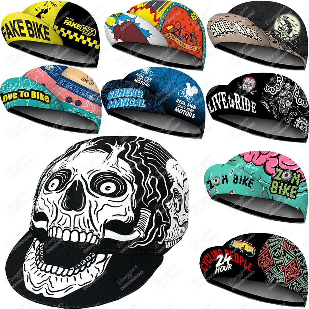 Breathable-Quick-Dry-Cycling-Caps-for-Men-and-Women-Black-Series-Absorb ...