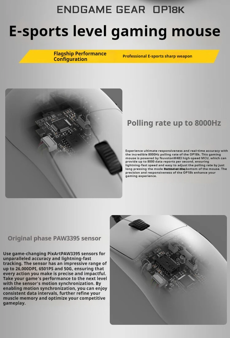 Endgame Gear Op1 8k Мышь Проводная | AliExpress