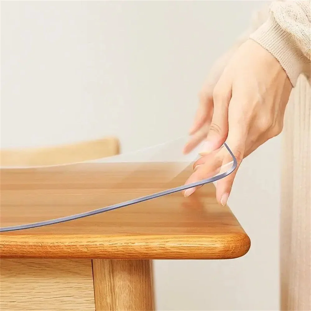 PVC-transparent-tablecloth-with-a-thickness-heat-resistant-waterproof ...