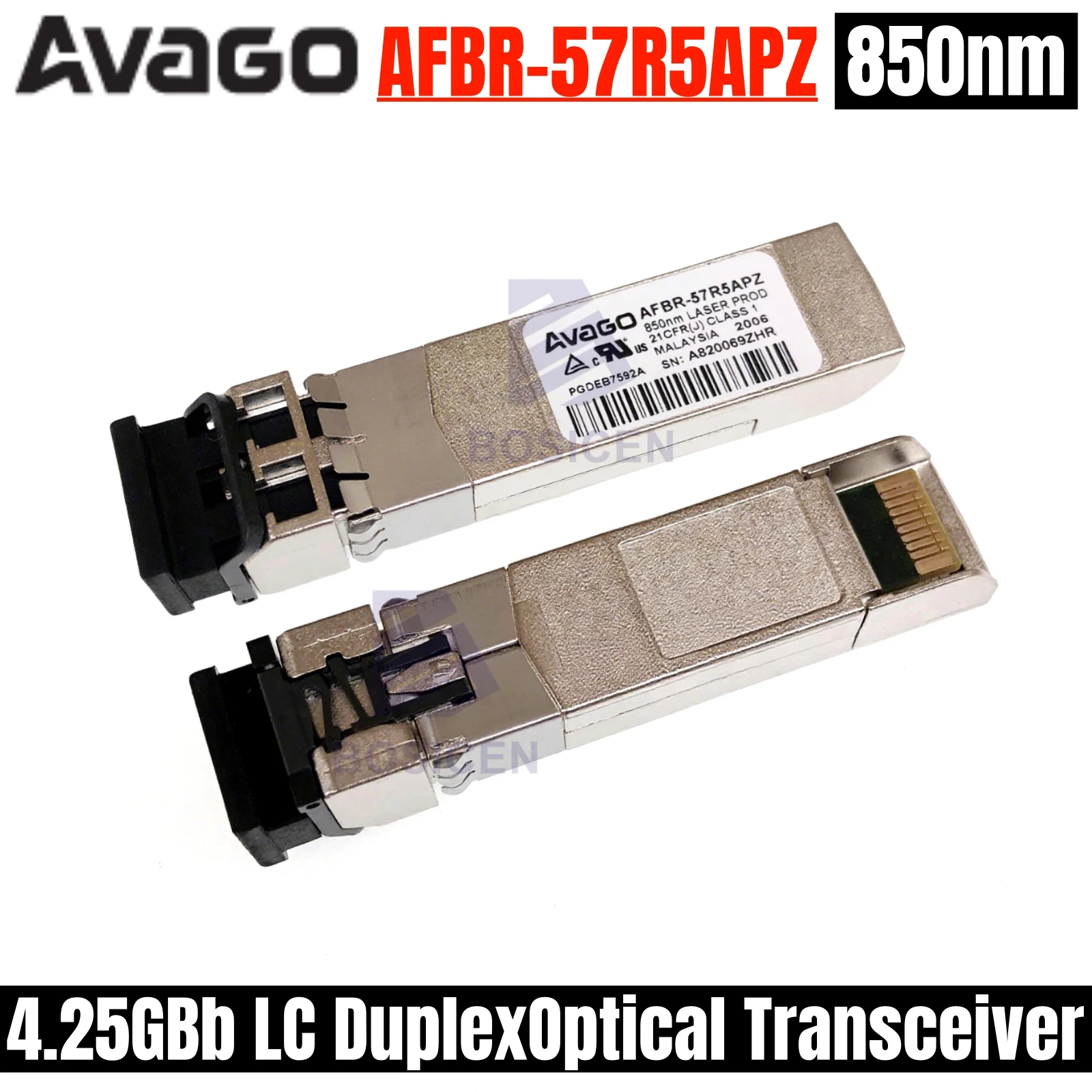 Original AVAGO AFBR-57R5APZ LC Duplex Transceiver 850nm 4.25GBb Hot ...