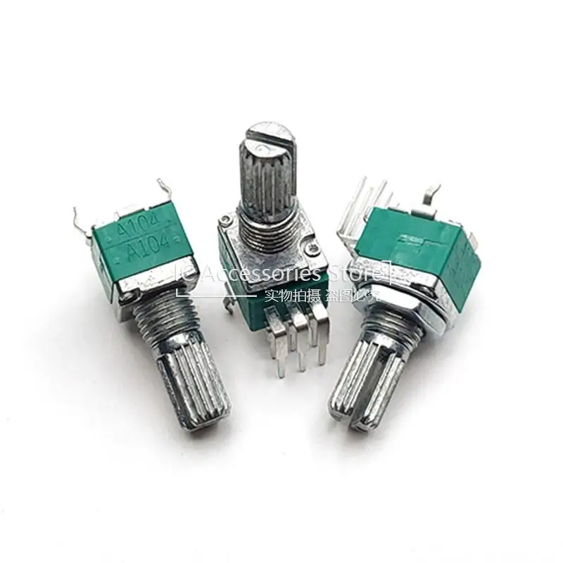 2PCS RK097G 097 6 Pin Vertical Double A100K A104 High Precision Audio ...
