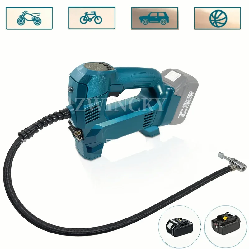 High-Pressure-Cordless-Inflatable-Pump-With-Digital-Display-Portable ...
