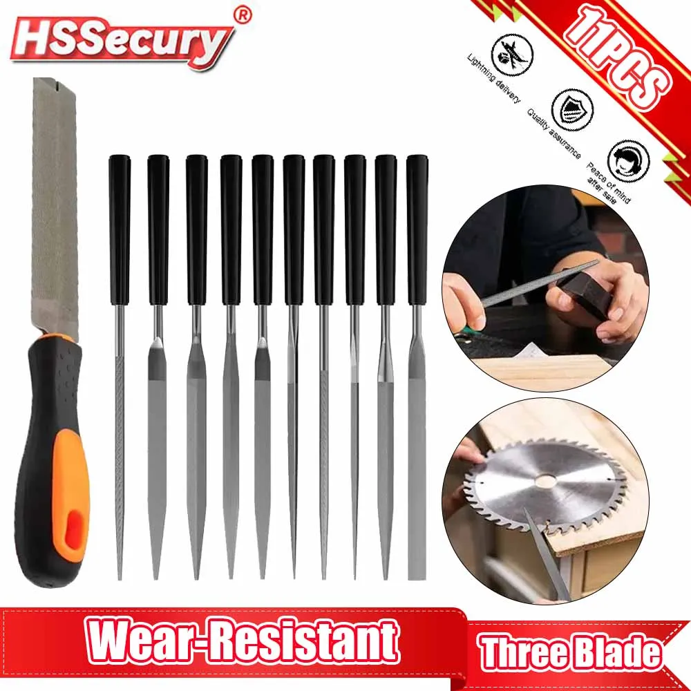 Metal-Needle-File-Set-Woodworking-Metal-Polishing-Hand-FileTools-Steel ...