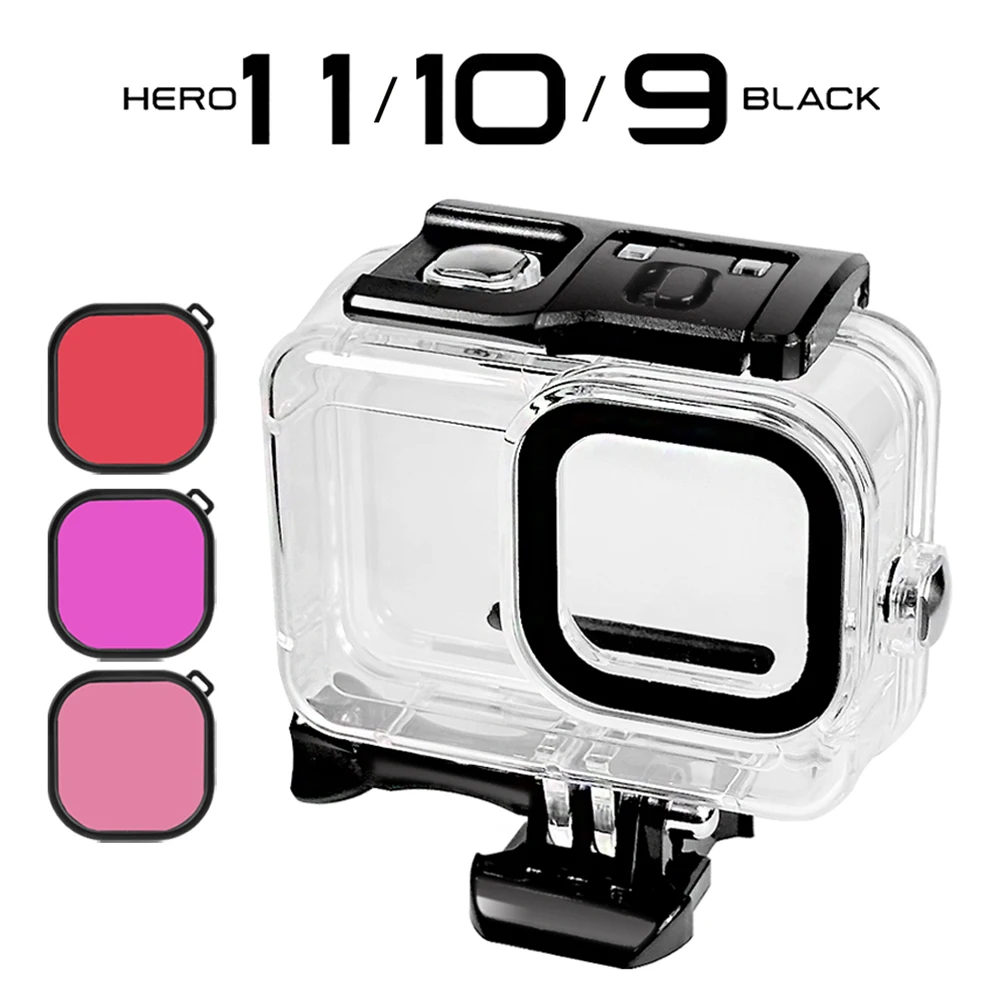 Waterproof-Case-GoPro-Hero-11-Diving-Housing-Cover-Protector-Underwater ...