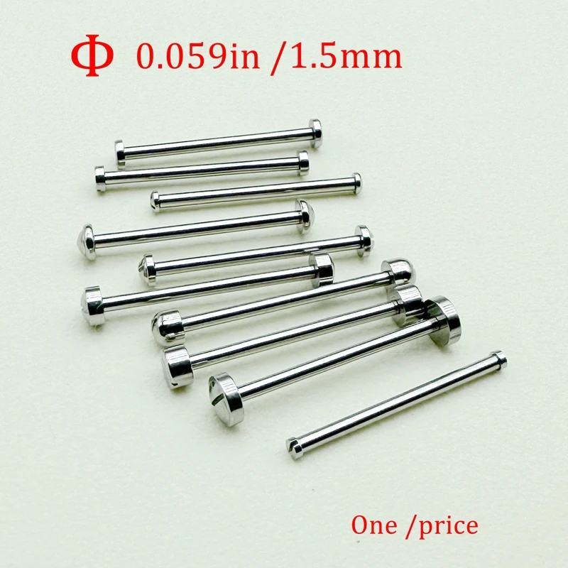 Watch Accessories Screw Rods Pins Lug Bolts Rotating Fixed Lug Φ0.059In ...