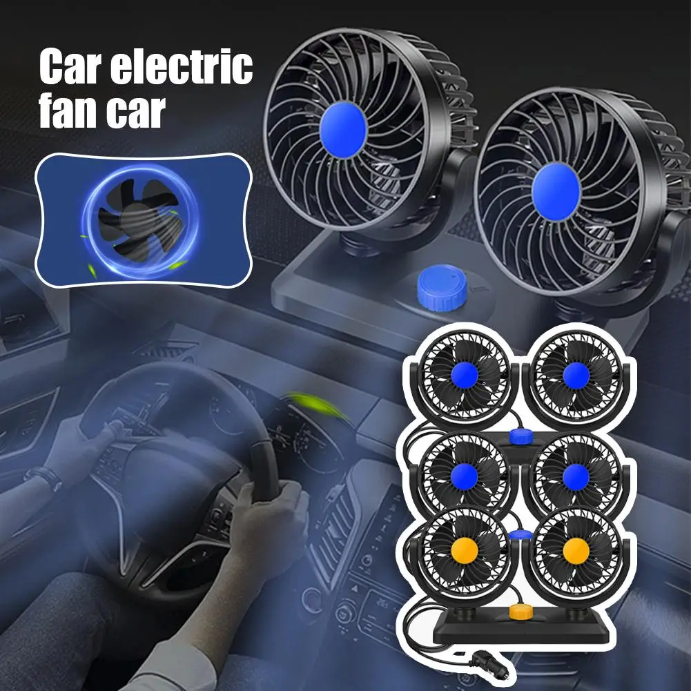 Car-Cooling-Fan-360-Adjustable-Dual-Head-Car-Fan-5V-12V-24V-Electric ...