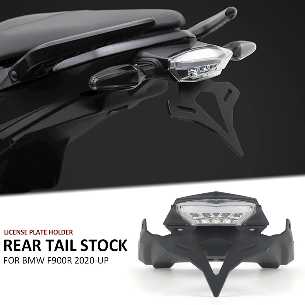 Motorcycle-Rear-Short-Tail-Stock-License-Plate-Holder-Tailstock-Bracket ...