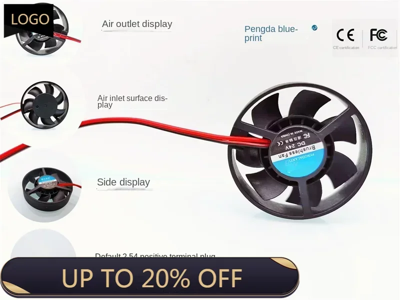 New-Pengda-Blueprint-4010-41-10MM-Circular-24V-12V-5V-3-3V-Silent ...